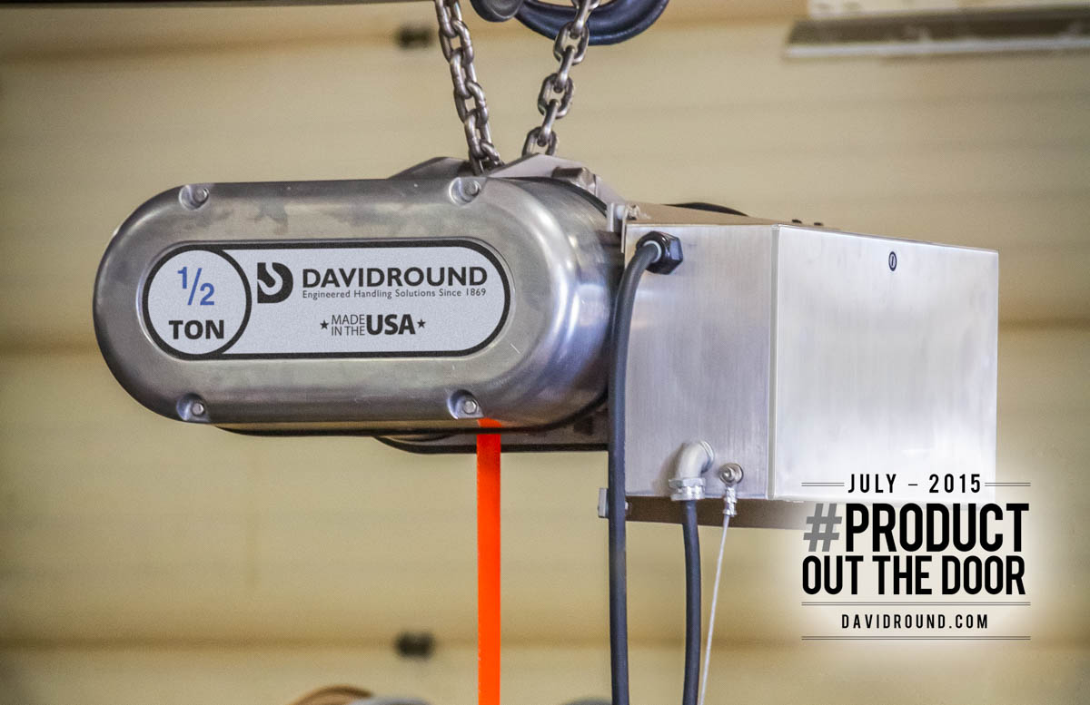 Food Grade Strap Hoist - Clean Environment - David Round