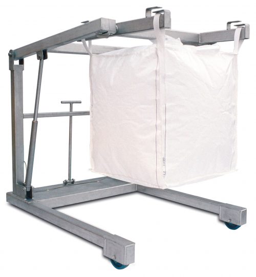 Stainless Steel Bulk Bag Carrier for Cleanroom Environments