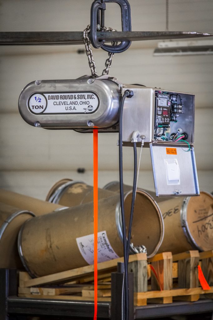 Stainless Steel Strap Hoist - Cleanroom - David Round