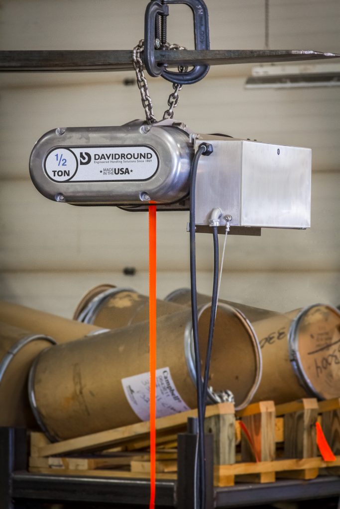 Stainless Steel Strap Hoist - Food Grade - David Round